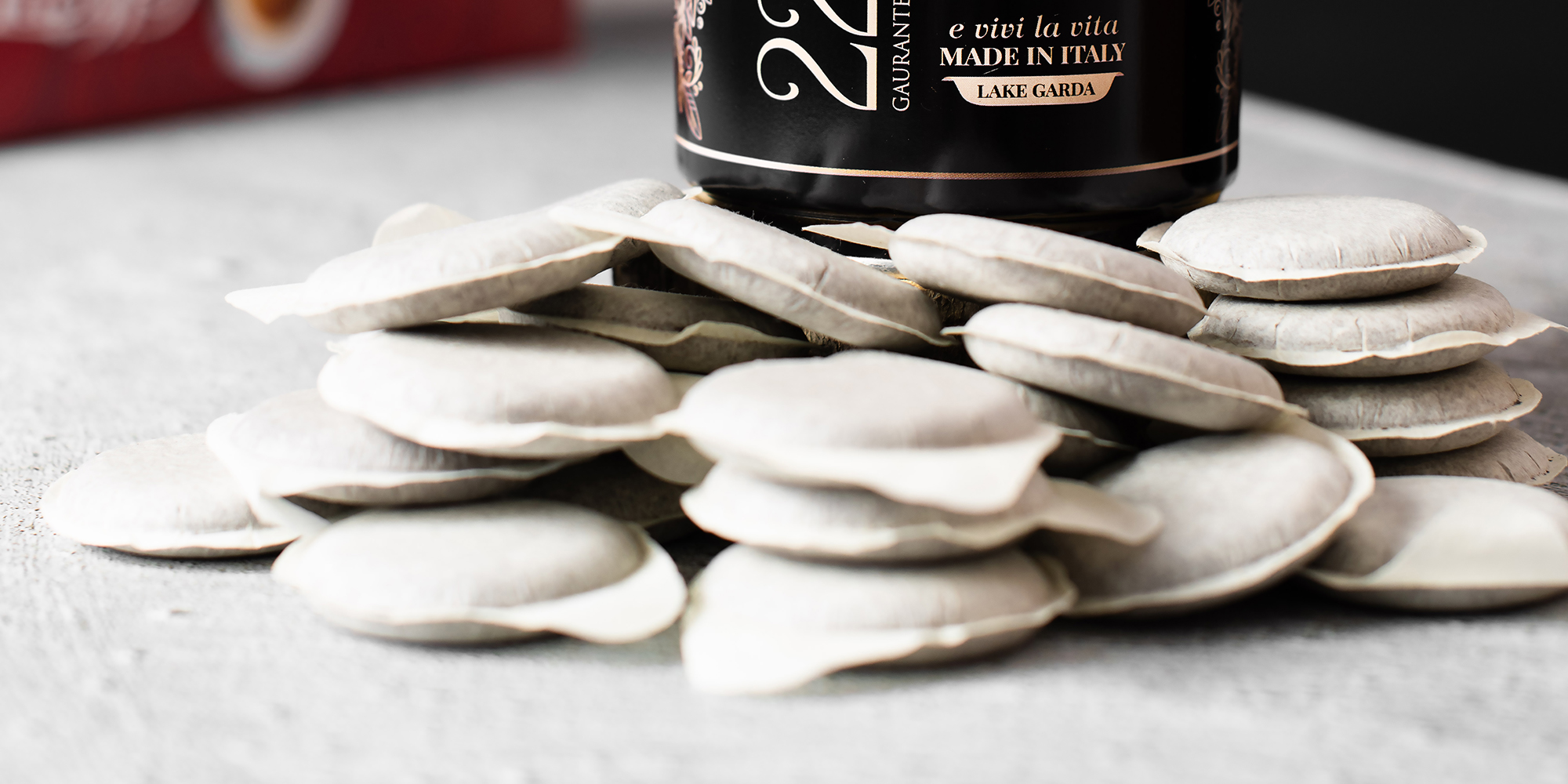 The Lucaffè pods - individually packaged quality