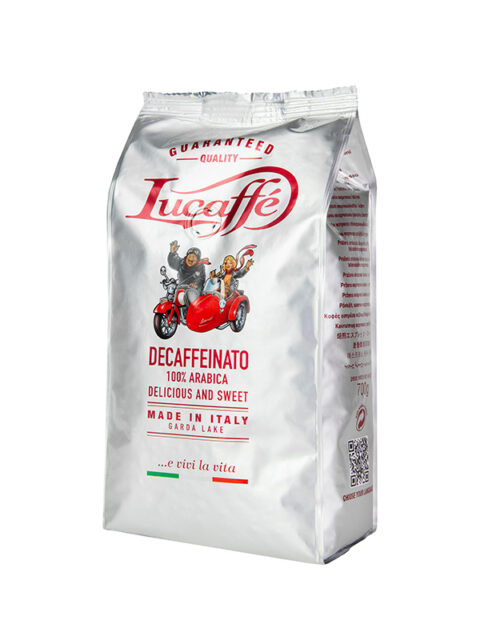 The Lucaffè coffee beans, in the flavors of tradition